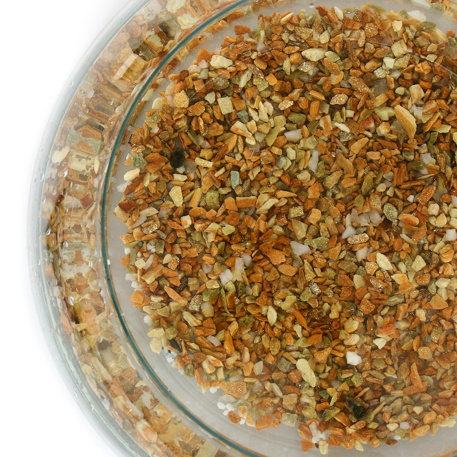 Грунт декоративный Пижон "Златолит", для аквариумов, террариумов, мраморный, 5-10мм, 800г, 1 уп