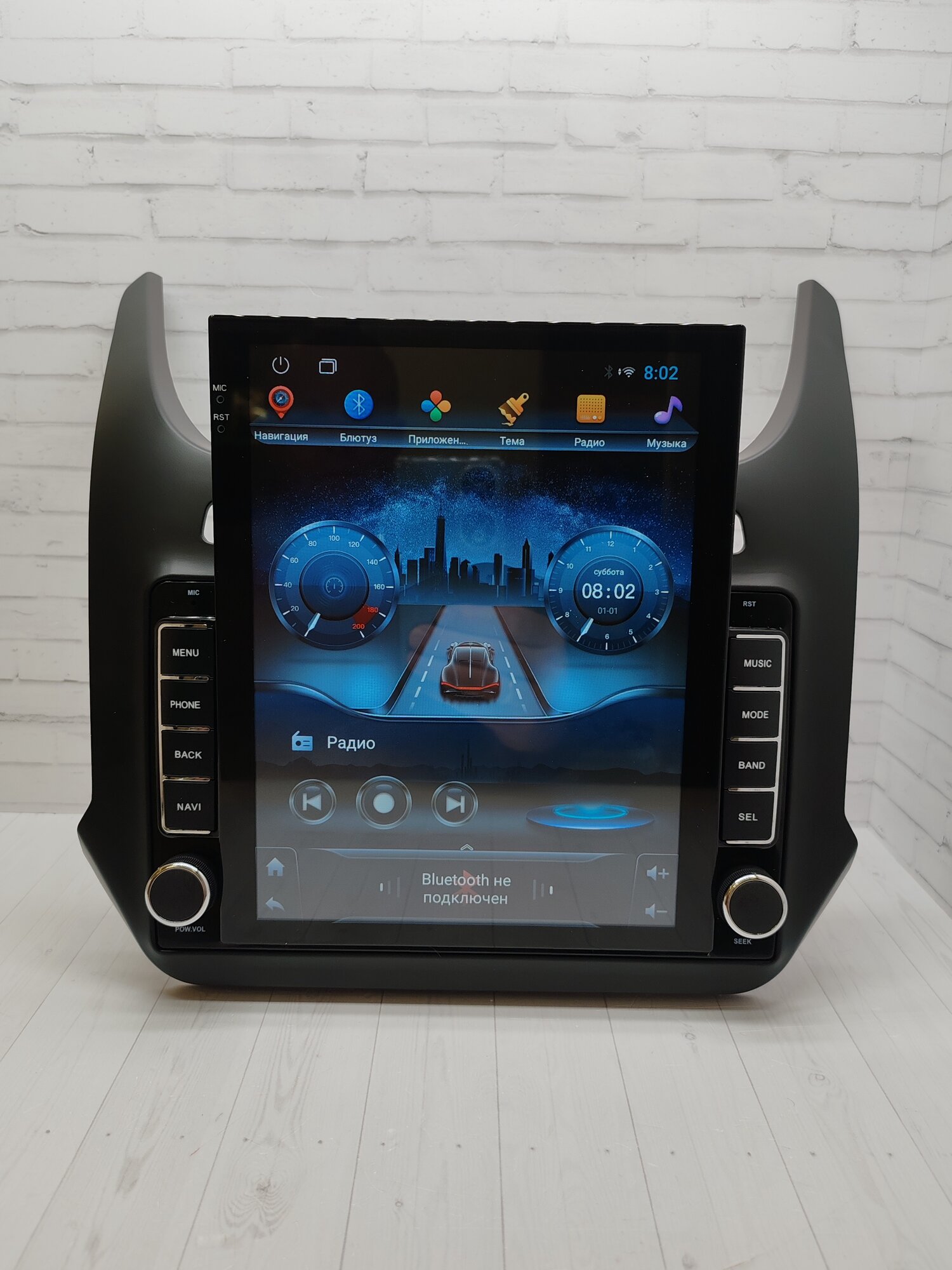 Магнитола Тесла (Tesla), 8-ядер по 2,2МГц, 4/64гб, CarPlay, Android-Auto, для Шевроле Кобальт (Chevrolet Cobalt) 2011-15