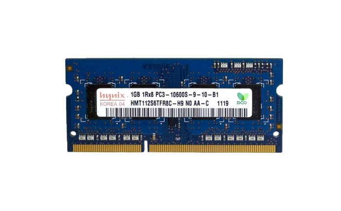 Оперативная память SO-DIMM DDR3 1Gb PC3-10600 Hynix HMT112S6TFR8C-H9