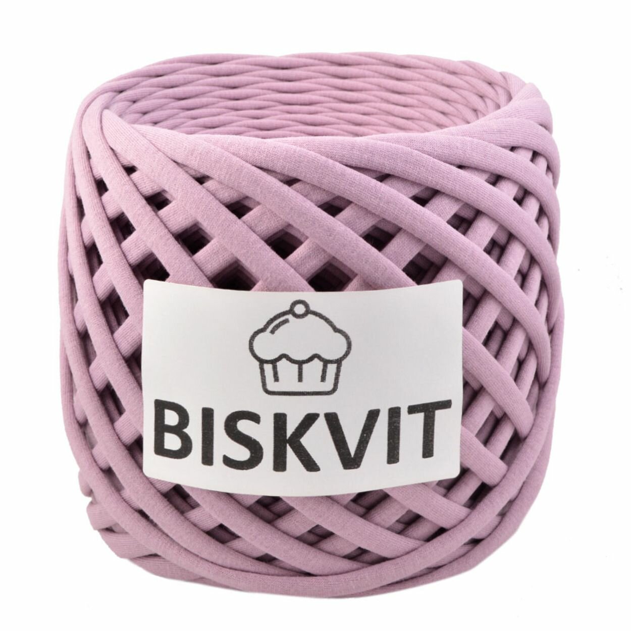 Трикотажная пряжа Biskvit (Бисквит) цвет Пыльная роза, 330гр. 100м. (100% хлопок), 1 моток.