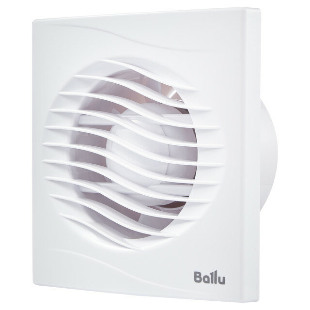 Фланцевый вентилятор Ballu BAF-AR D100 с обратным клапаном, материал – сталь, назначение – промышленная вентиляция, цвет – серый, номер цвета – 01 (серый)