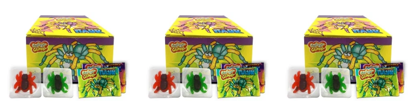 Мармелад Канди Клаб Crazy Gummy Мармеладный Паук, 15 гр, 36 шт, 3 уп