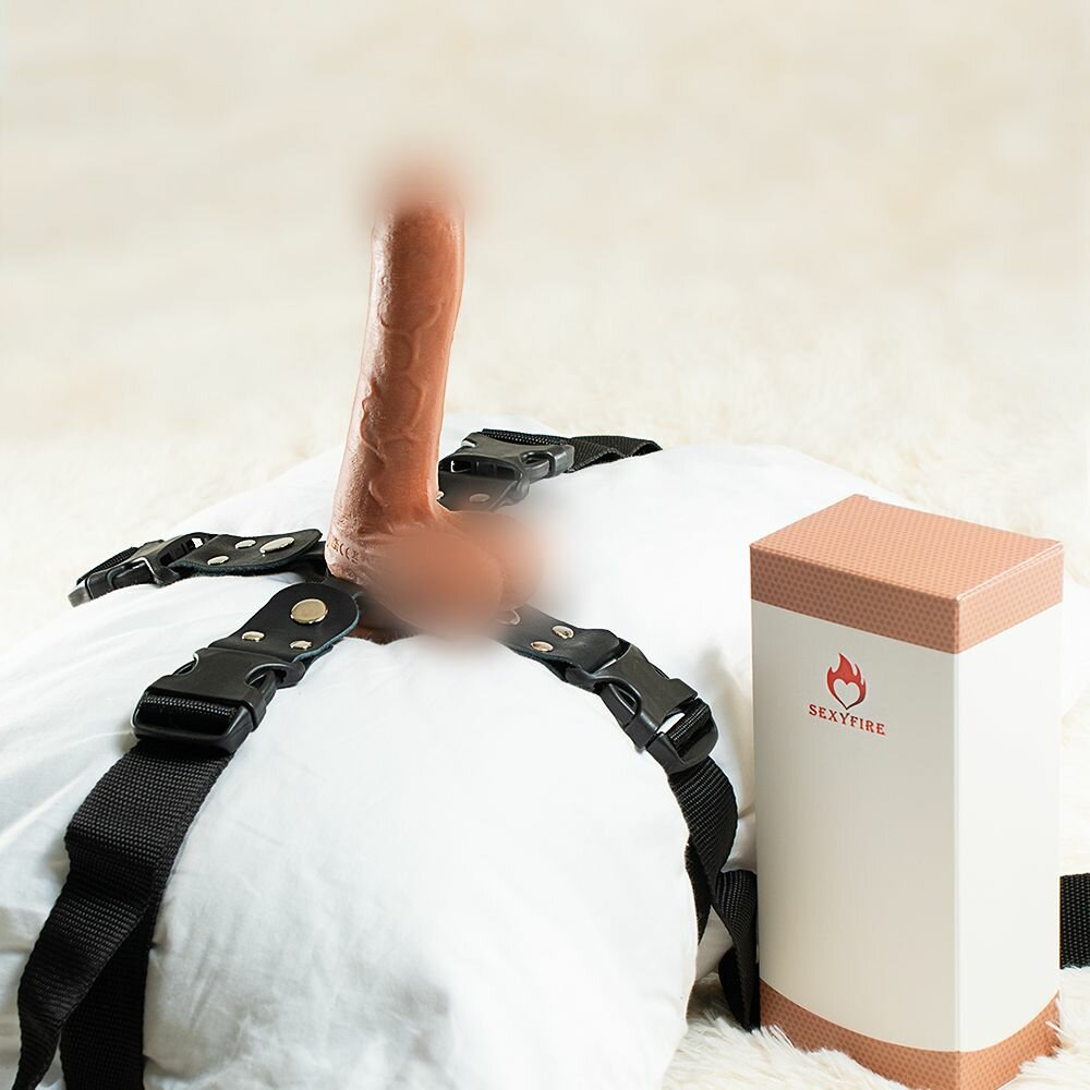 Реалистичный вибратор с Гога и система крепления на подушки Spider