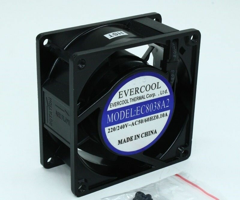 Вентилятор Evercool EC8038A2HST 220V