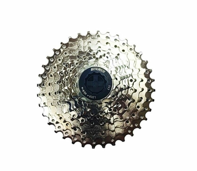 Кассета 10 ск. 11-36 зб. хромированная, SUNRUN, 3002601-23