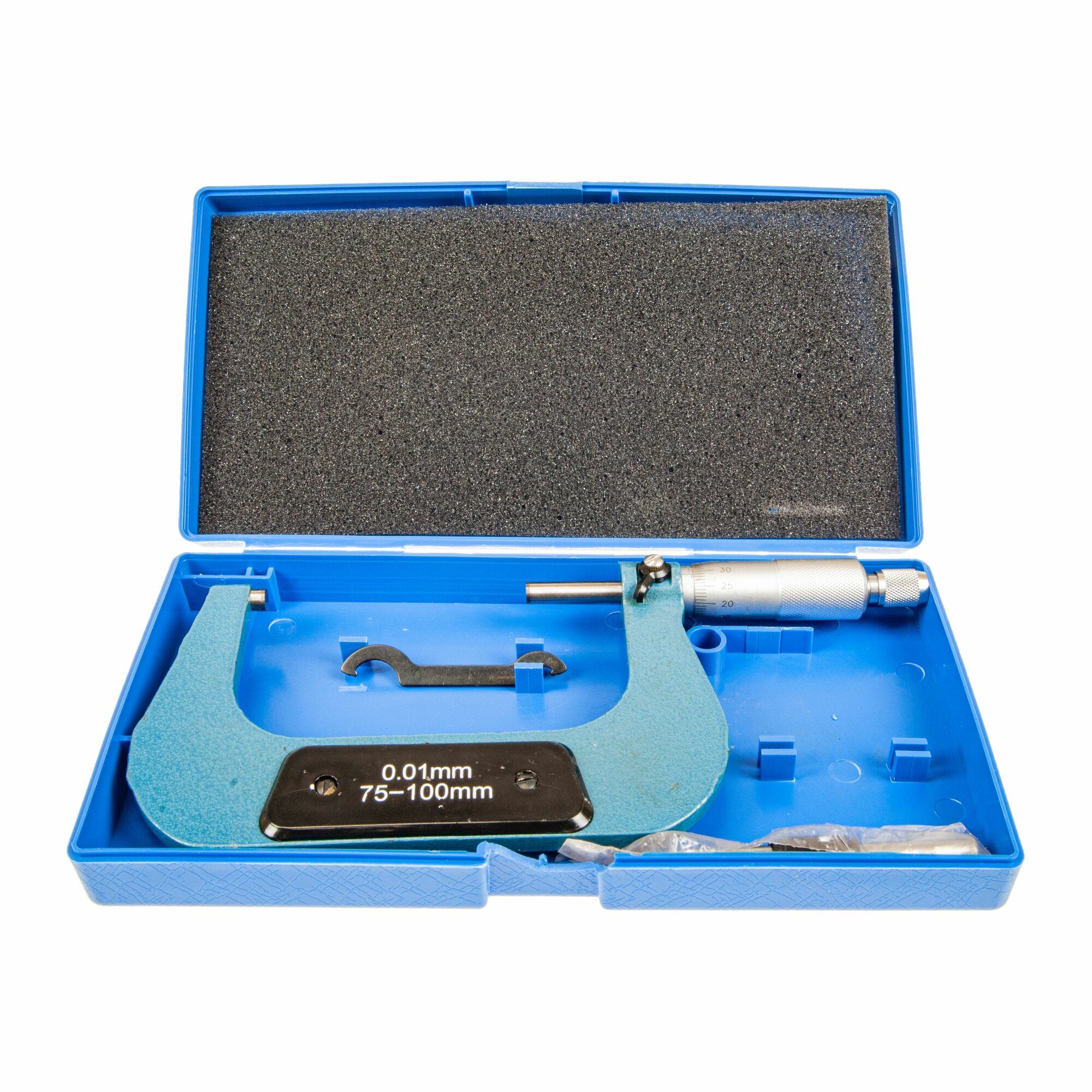 Микрометр ER-75100 (75-100мм, 0.01мм), в футляре эврика