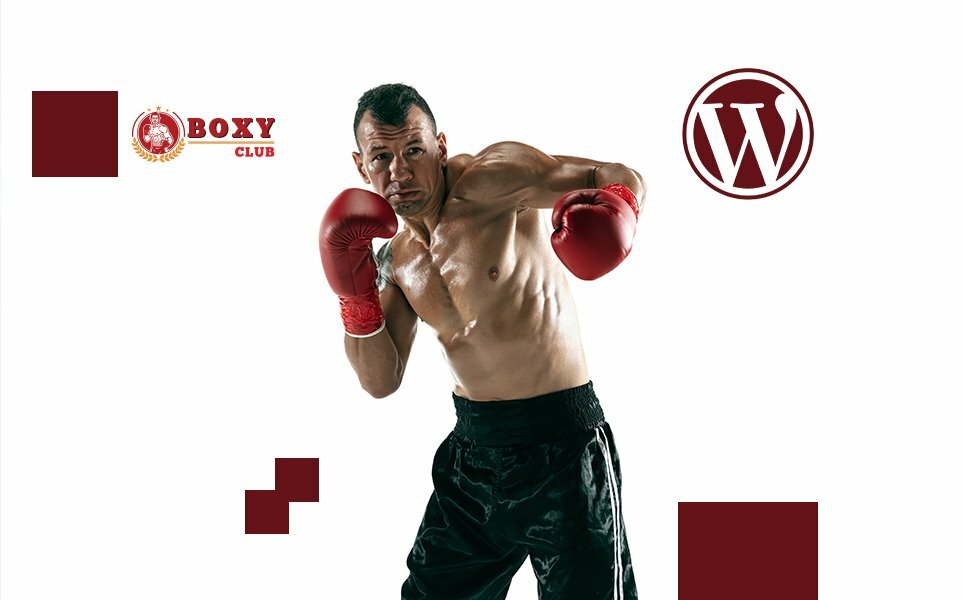Подарочный сертификат на Шаблон для сайта Вордпресс с демоконтентом Boxy Boxing And Martial Arts Theme WordPress