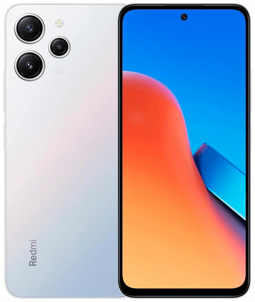 Смартфон REDMI 12, 8/256 Гб, Polar Silver