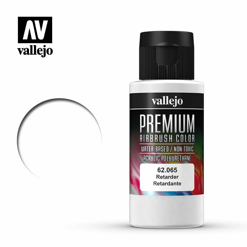 Замедлитель высыхания для акриловой краски Vallejo серии Premium Color - Retarder 60мл.