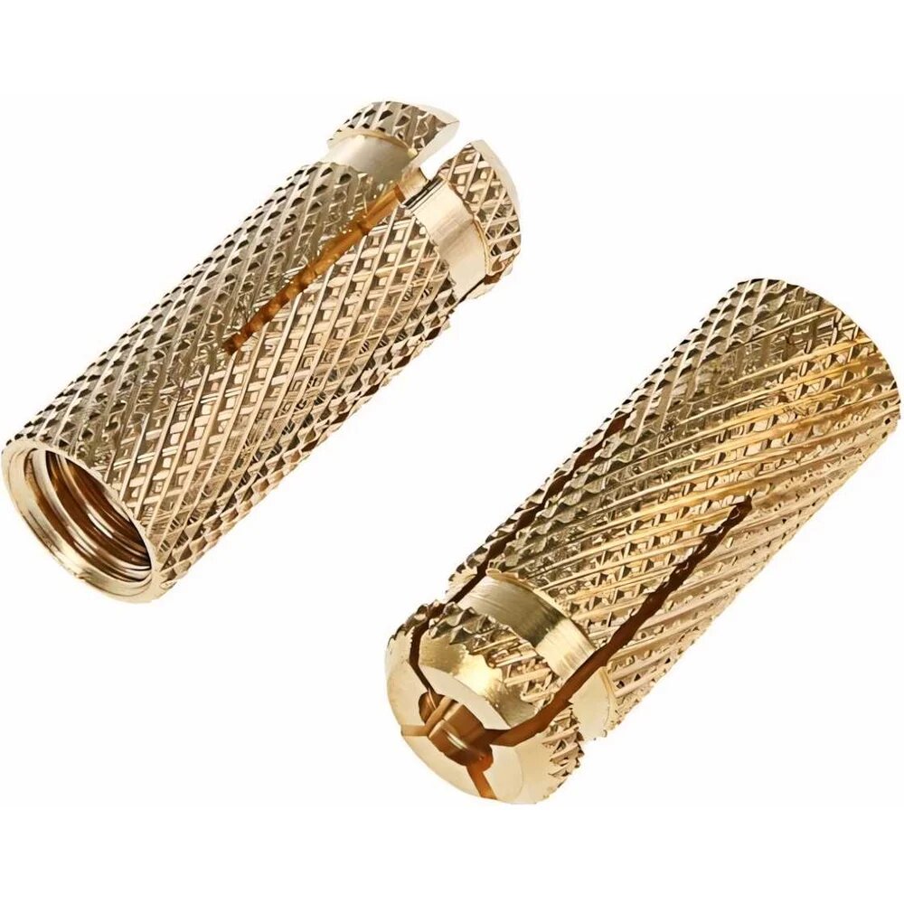 Забиваемый анкер крепежная техника цанга, м10, латунь 10 шт. 19364