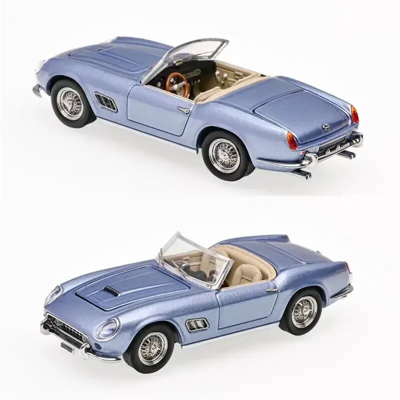 Ferrari 250GT California Convertible, синий, 1:64