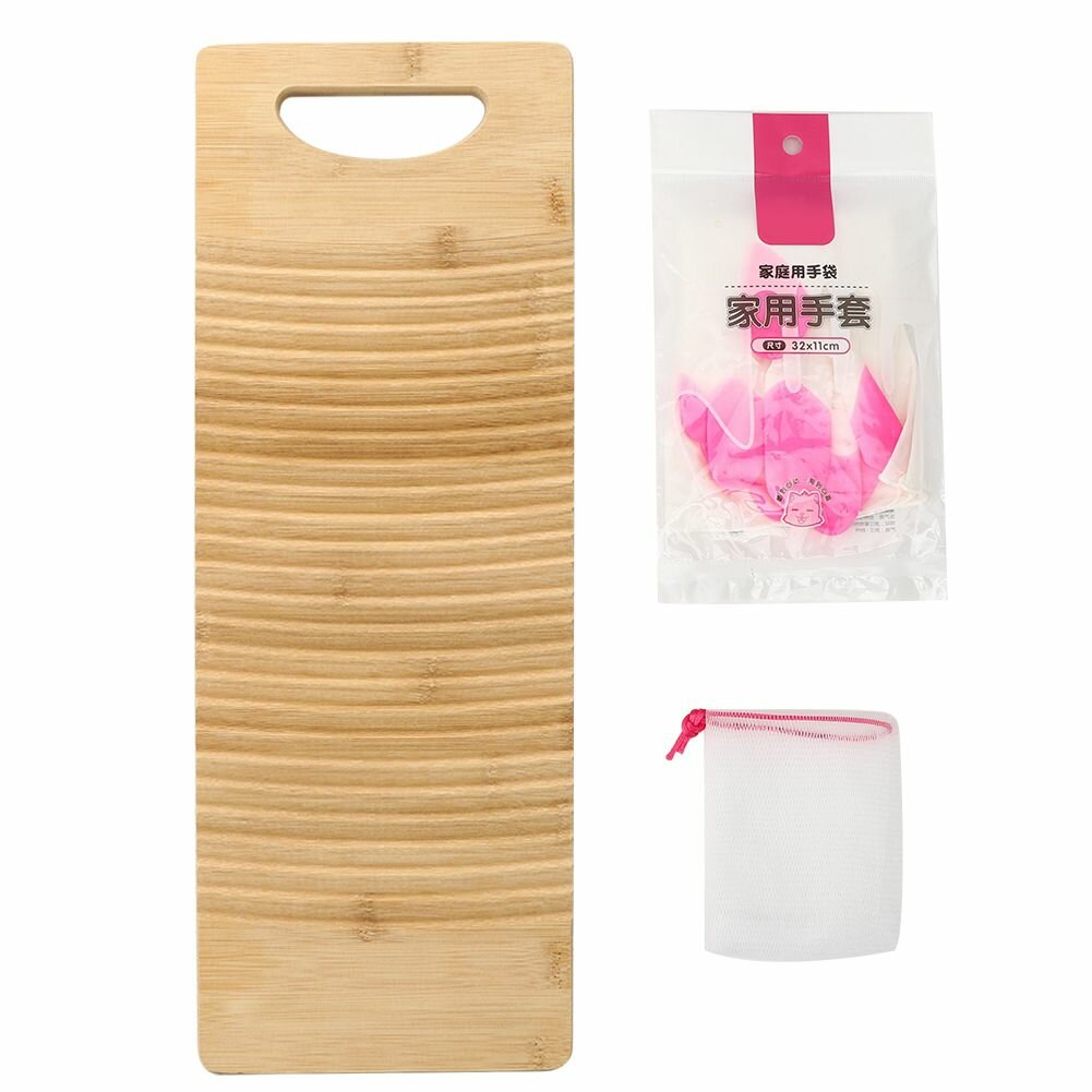 Толстая деревянная стиральная доска для стирки белья, инструмент для чистки одежды, прочные и простые в использовании аксессуары