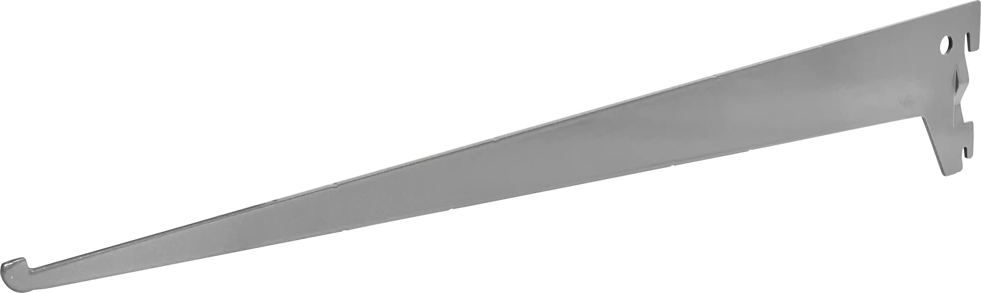 Кронштейн для полок Spaceo 40 см нагрузка до 25 кг цвет серебро