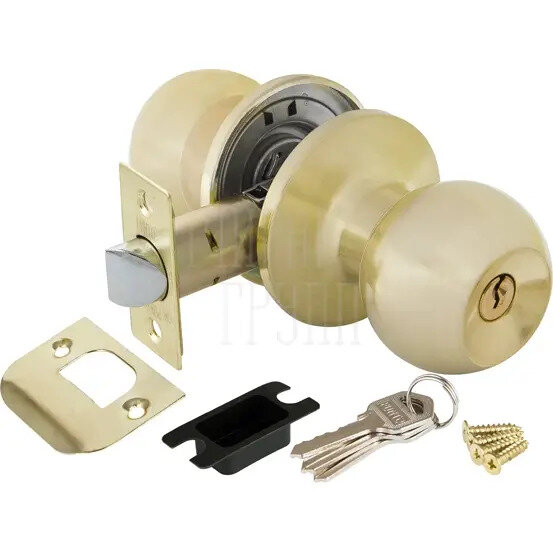 Ручка Punto (Пунто) защелка DK672 PB-ET (6072 PB-E) (кл./фик.) матовое золото