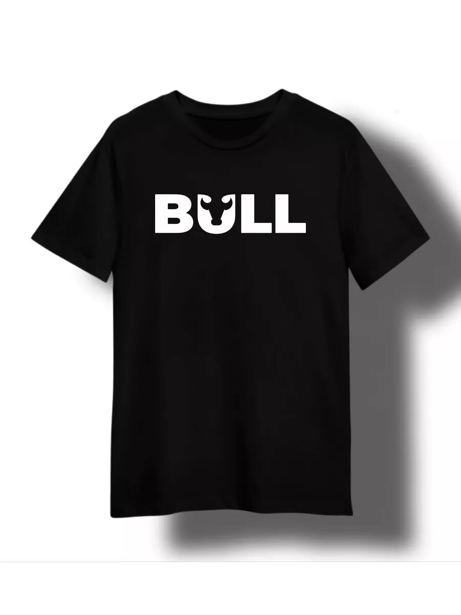 Футболка надпись bull