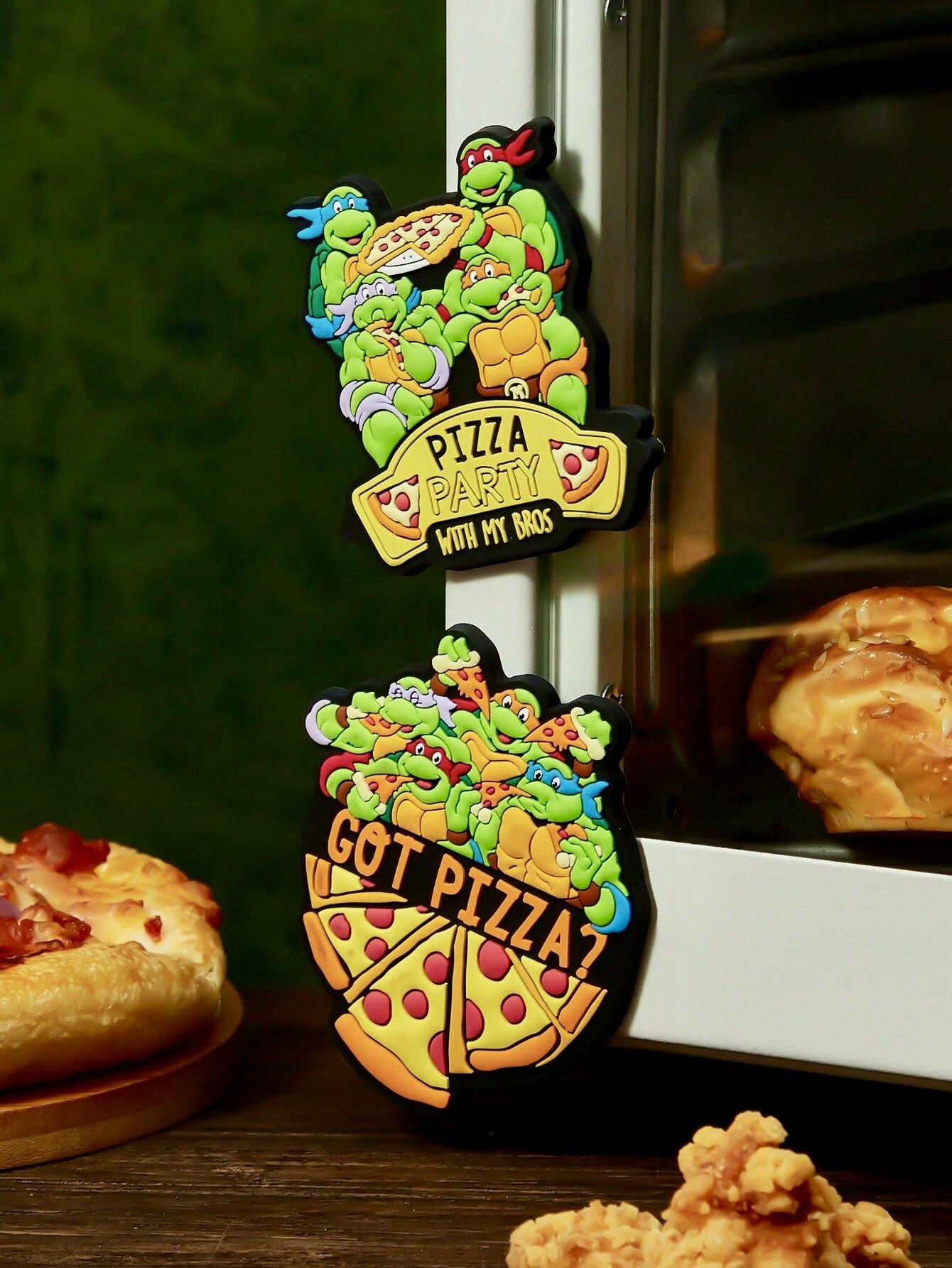 Teenage Mutant Ninja Turtles / Черепашки-ниндзя Набор магнитов Got Pizza? и Pizza Party with My Bros