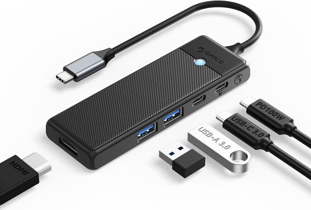 Концентратор ORICO PWD-5P USB Type-C
