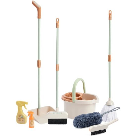 Игровой набор Happy Baby 331932 для уборки 8 предметов