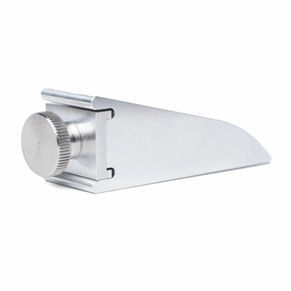 Набор электроинструмента, Держатель для шлифования кожаной кромки наждачной бумагой из бука с клинообразным зажимом бумаги