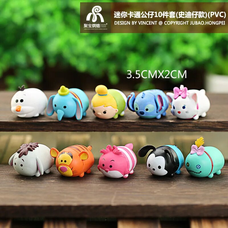 MINISO Disney Tsum Мини фигурки 10 шт. 10pcs Stitch DDL