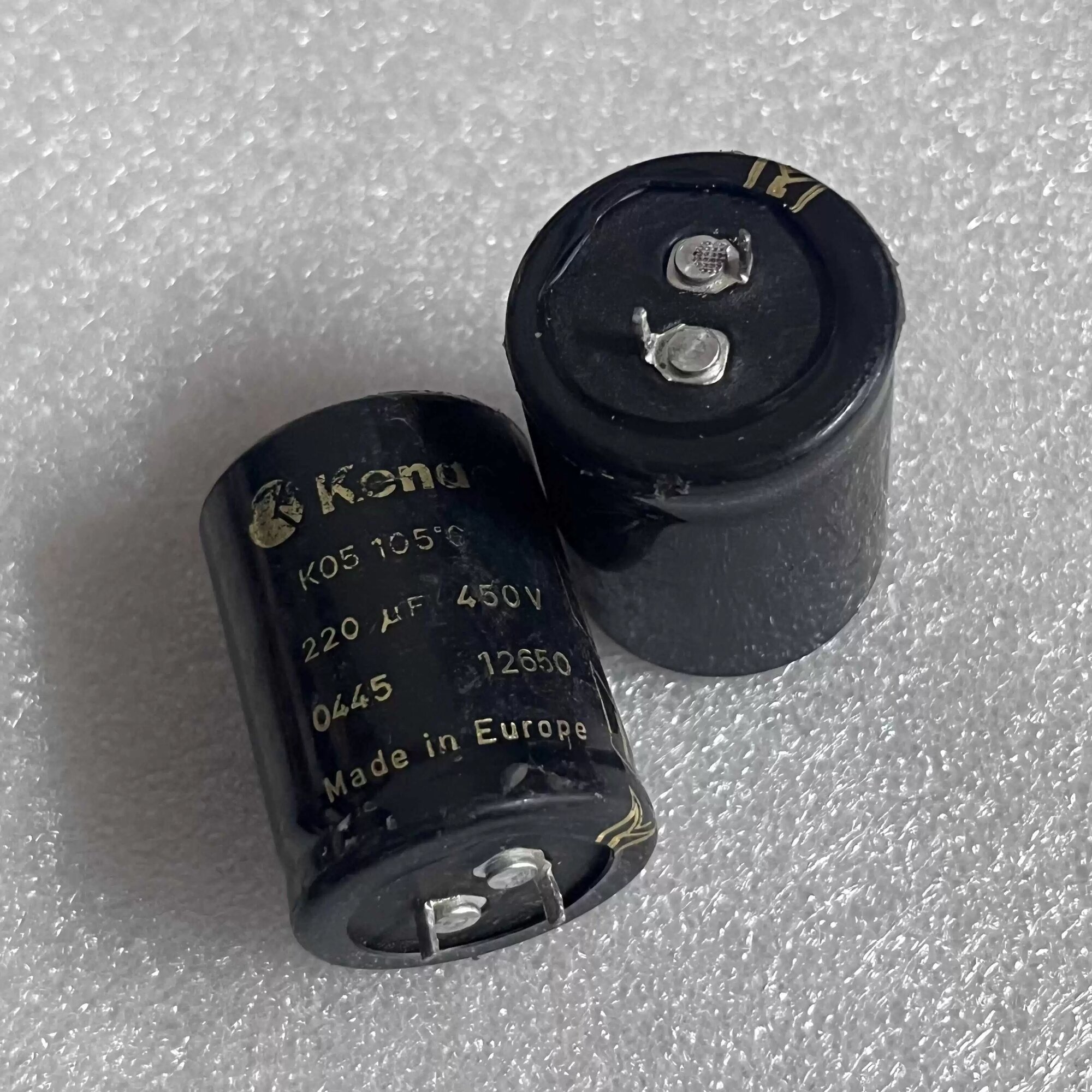 использованный Kendeil 220UF 450V золото bilevel фильтр электролитический конденсатор 1шт цена