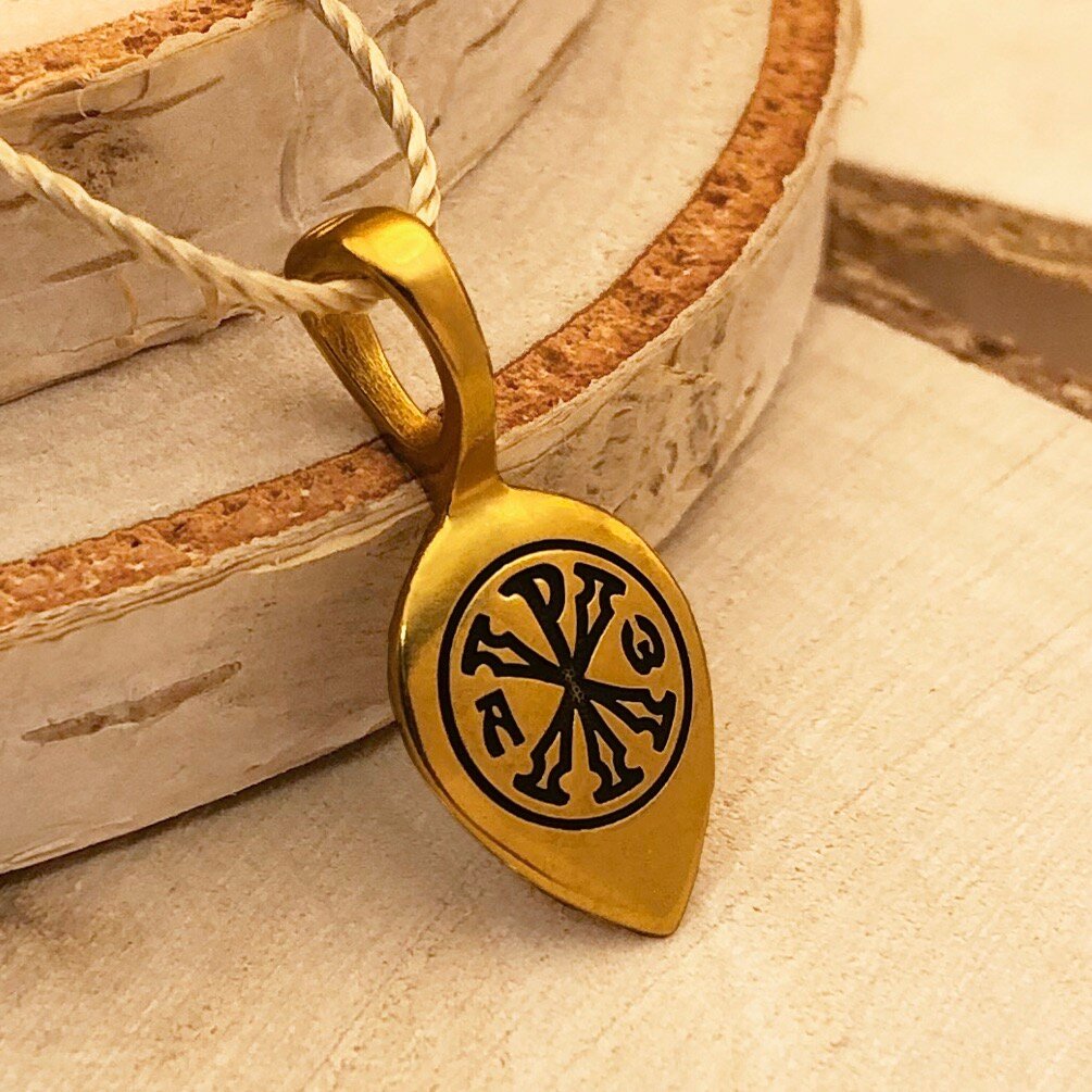 Подвеска, серебро, 925 проба, золочение, оксидирование, чернение