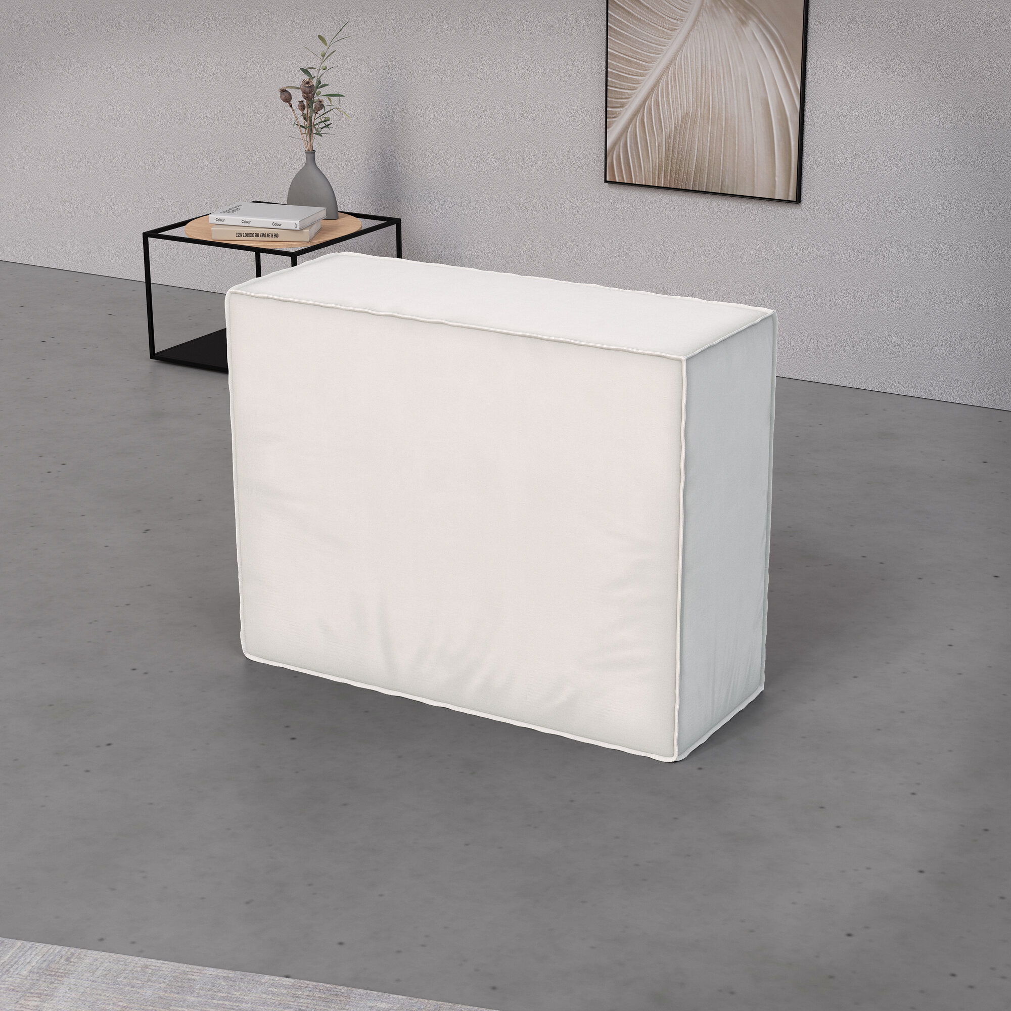 Спинка модульного дивана MONO Salon Tron, антивандальный велюр,90x35x70 см