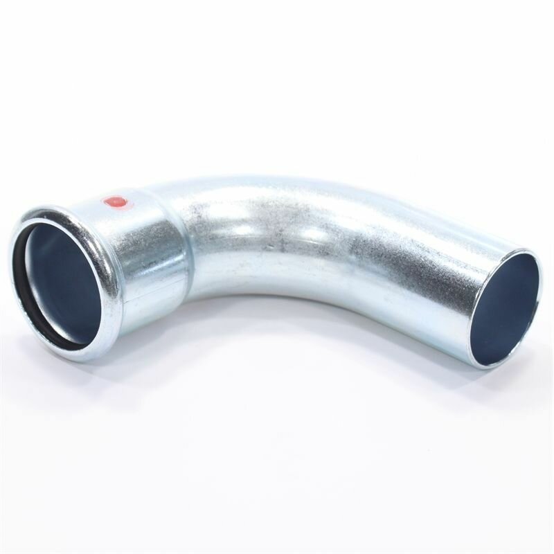 Отвод 90 35-35, Sanha Therm, 24001A, пресс-труба, сталь (цинк)