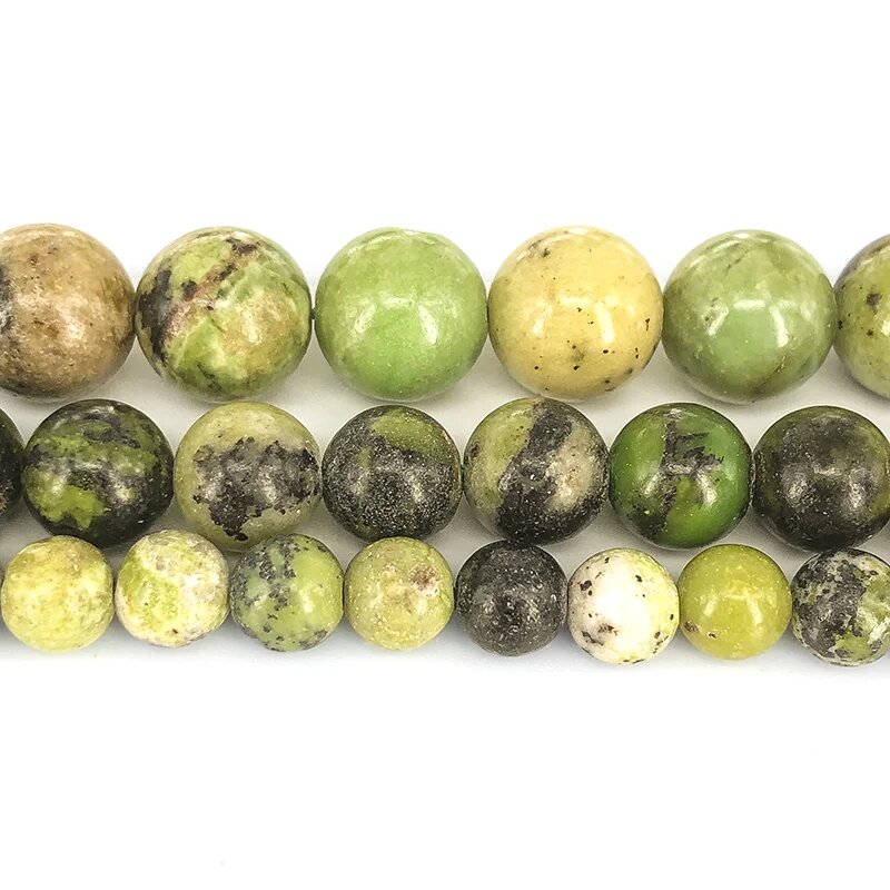 Круглые бусины ZHUOHONG хризопраз 6/8/10 мм 8 мм