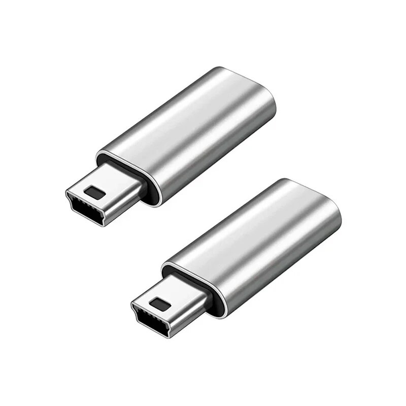 Мини-адаптер USB Type-C для передачи данных 2pcs silver