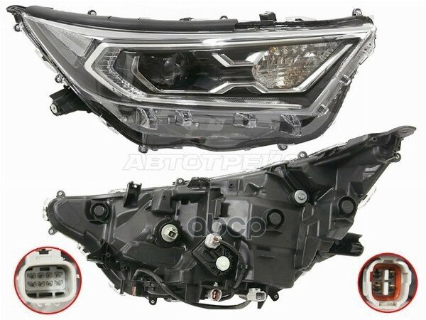 Фара Toyota RAV4 (XA50) 18- (Справа/ LED/ С электрокорректором/ для установки без блока розжига) Sat арт. ST-112-1150RMLD-EM2