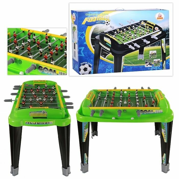Настольный футбол Полесье "Мини-футбол "Champions" №4" (зеленый) (в коробке) (70692)