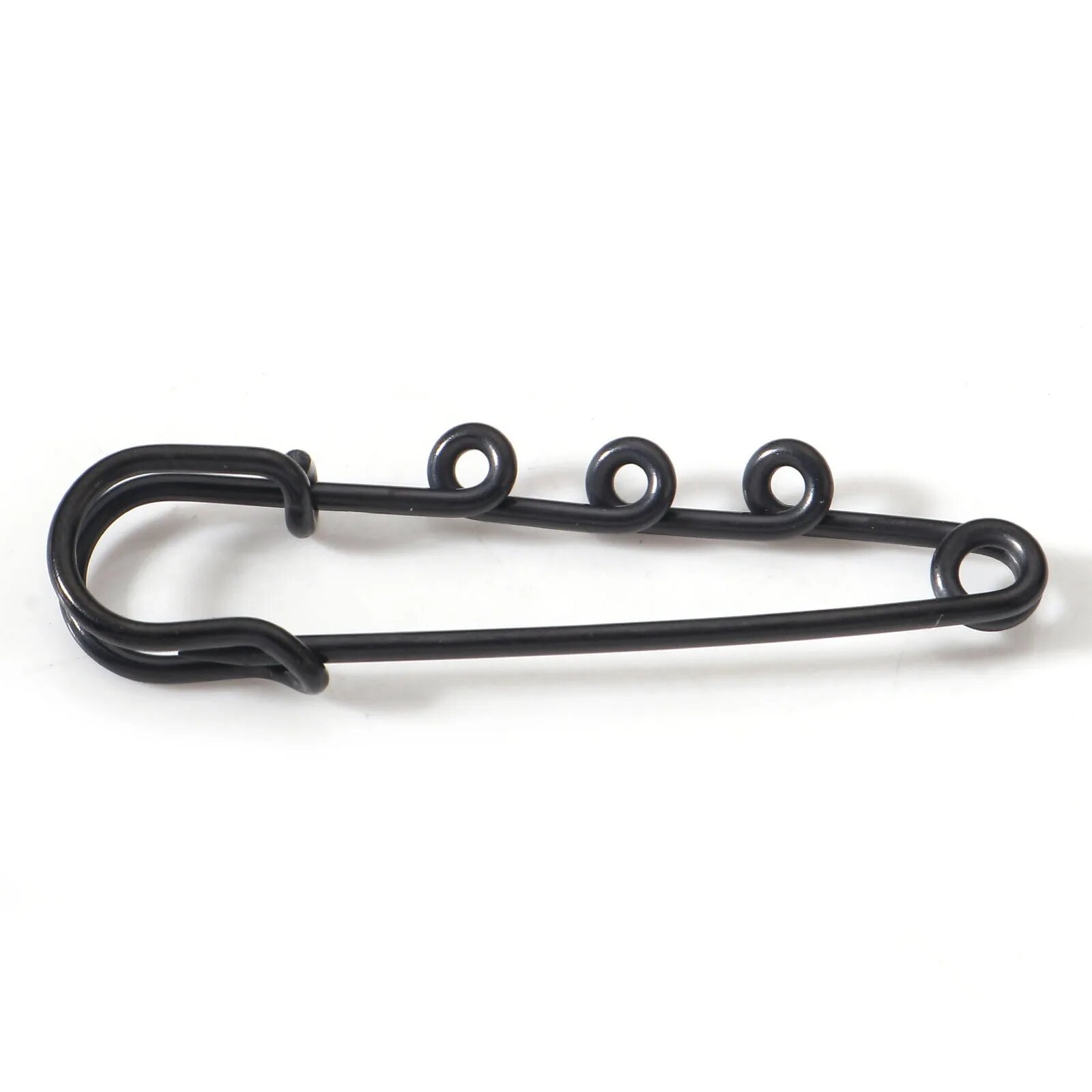 2 штуки разноцветных булавок из нержавеющей стали 304 Черный, Black-5x1.6cm