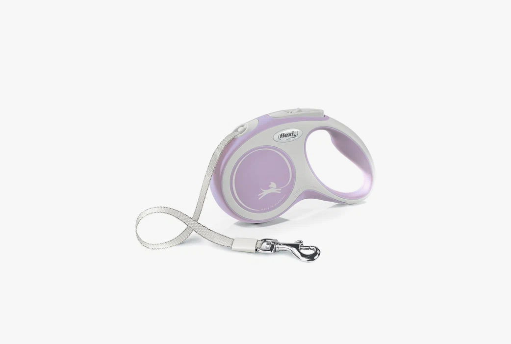 Поводок-рулетка Flexi "New Comfort", для миниатюрных пород собак, 5м, розовый