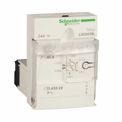 Schneider Electric TeSys U Блок управления усовершенствованный 1,25-5A 110-240V CL10 3P