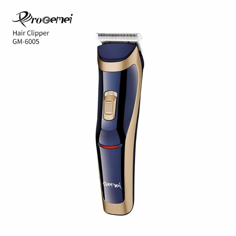 Триммер Geemy GM-6005, для волос, бороды, тела, нержавеющая сталь, 3-12 мм