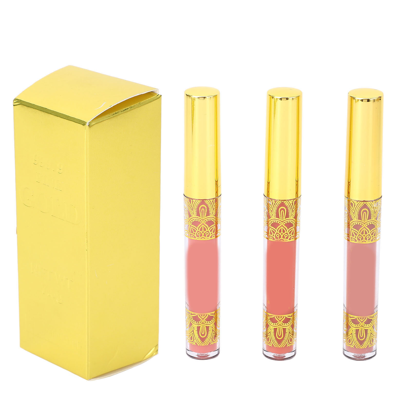 3 шт. матовой блеск для губ, стойкая стойкость, 2,5 мл, легкий, водостойкий, мягкий матовый крем для губ 07 08 09