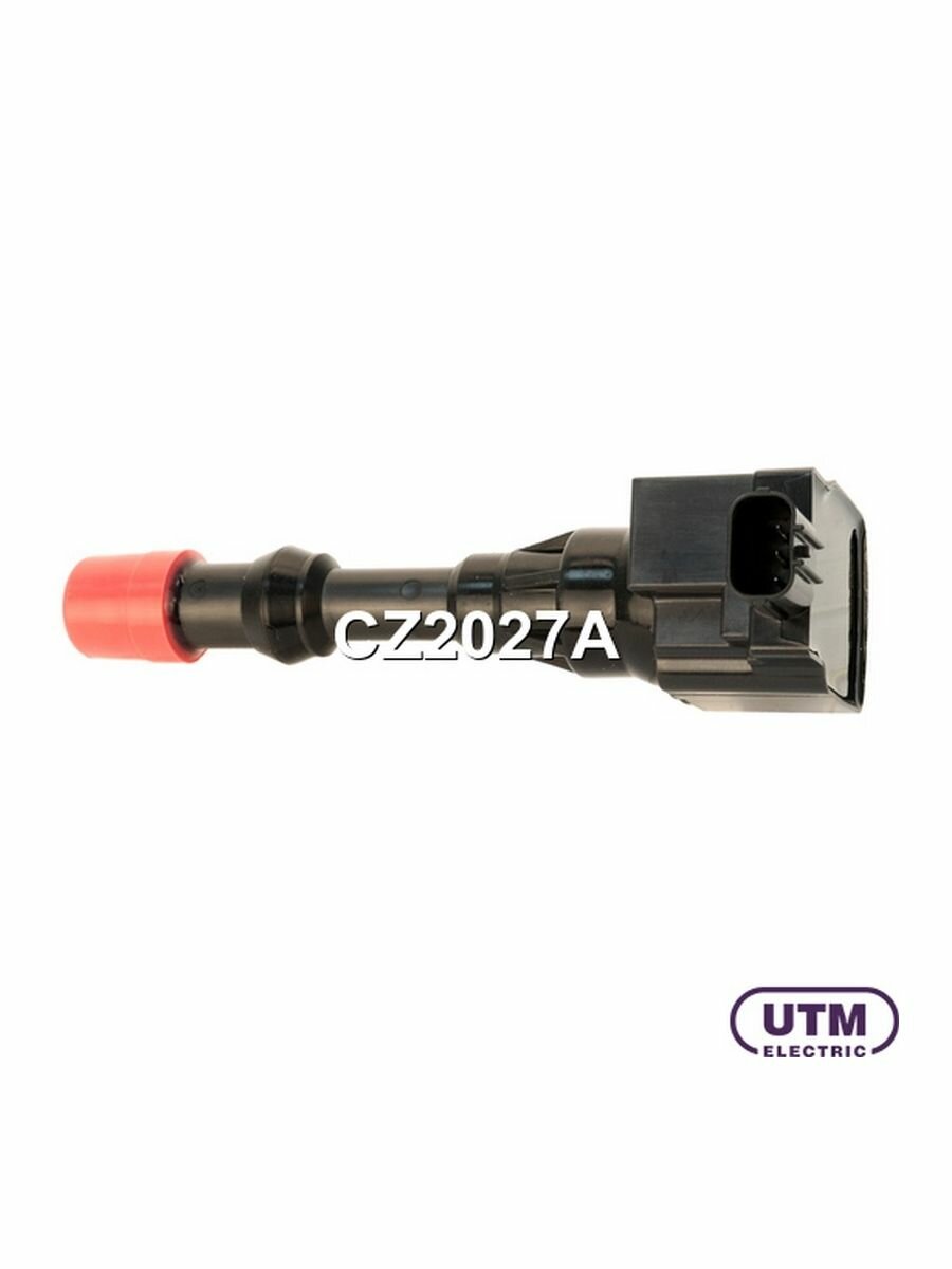 Катушка зажигания UTM CZ2027A, для Honda, передняя, черная