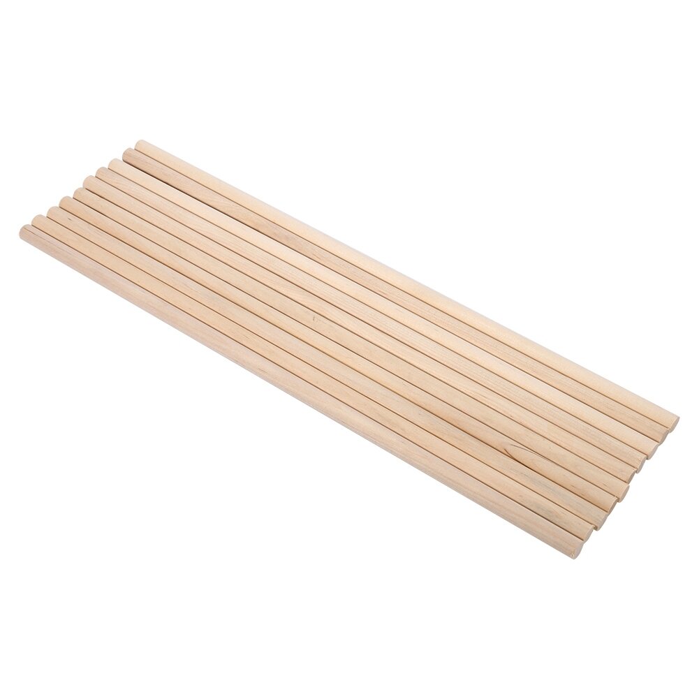 10 шт, деревянные палочки для рукоделия «сделай сам», дюбеля, стержни для сладких деревьев, деревянный инструмент 0,8 см * 30 см