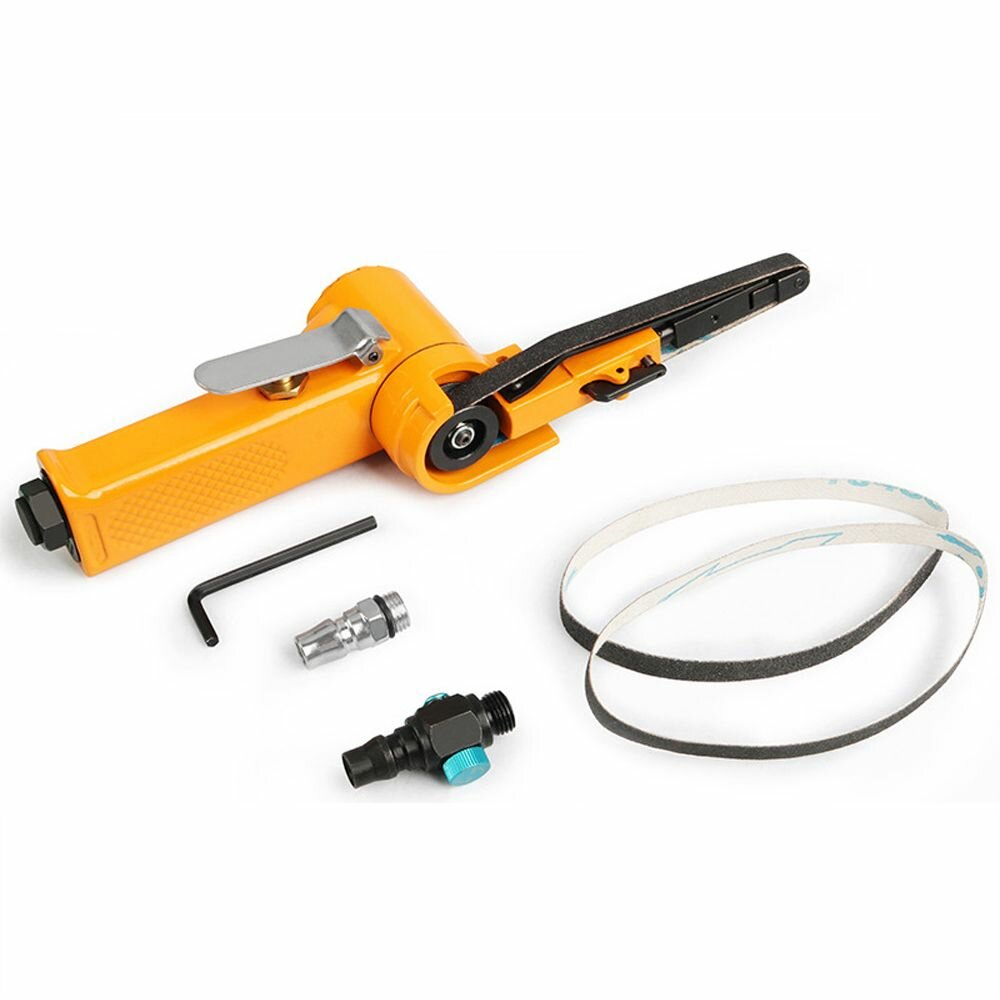 Многофункциональная ленточная пневмошлифмашина, тип A, 10x330 мм, с регулятором скорости