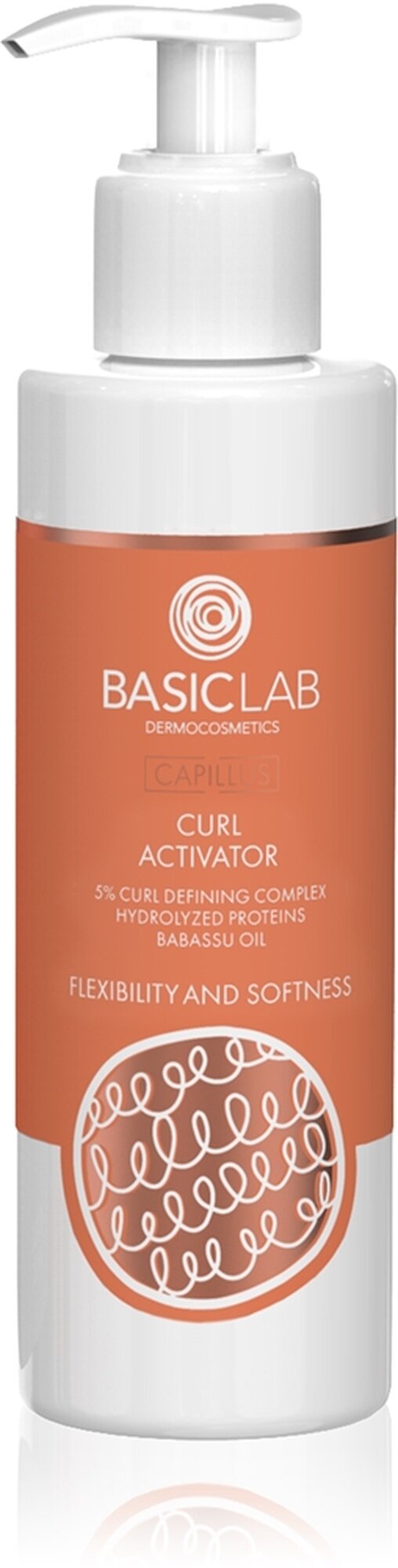 BasicLab Активатор завивки волос Dermocosmetics Capillus Curl Activator, 200 мл