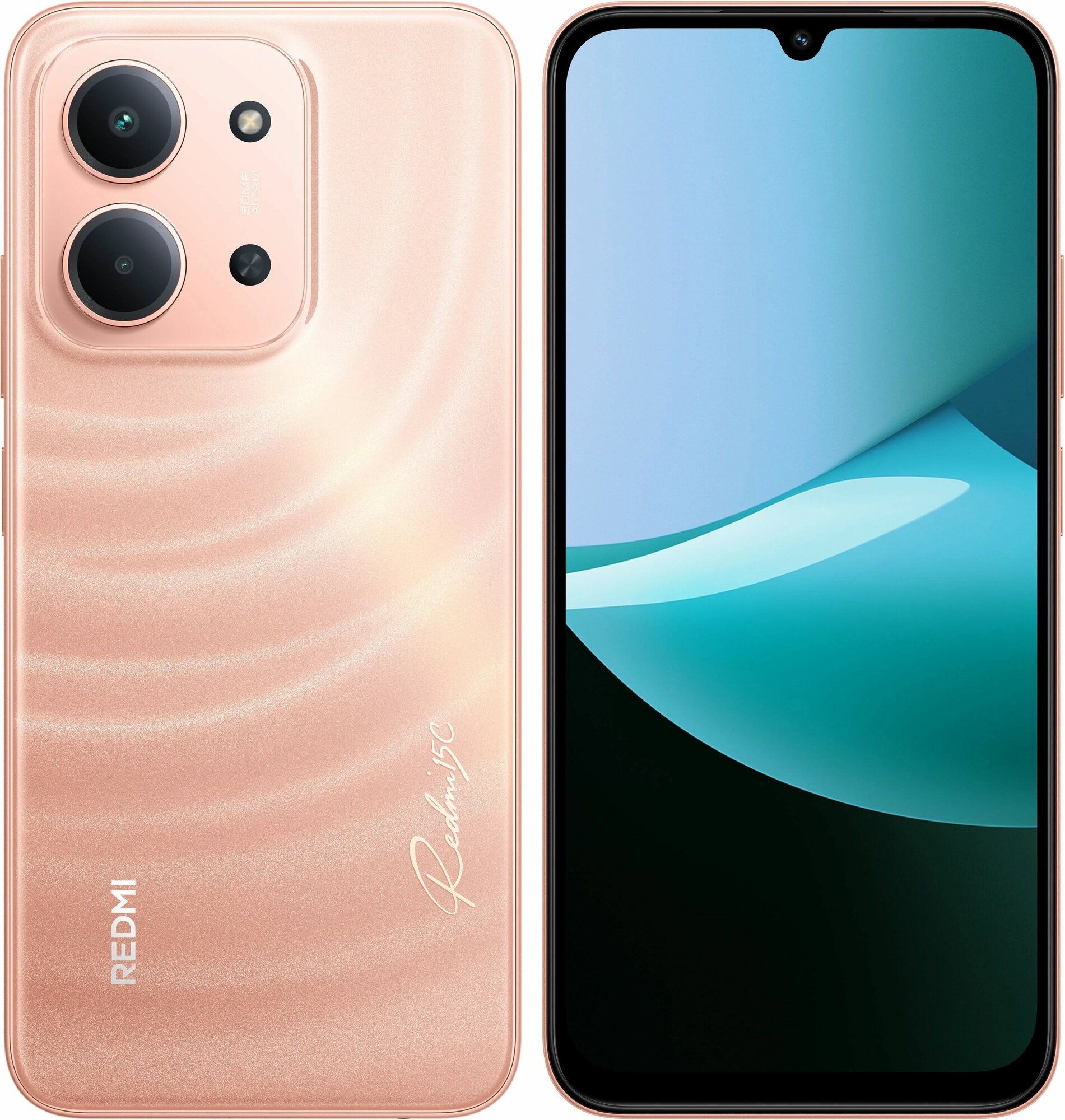Смартфон Xiaomi Redmi 15C 4/128 ГБ, dual nano sim, Twilight Orange (оранжевый)