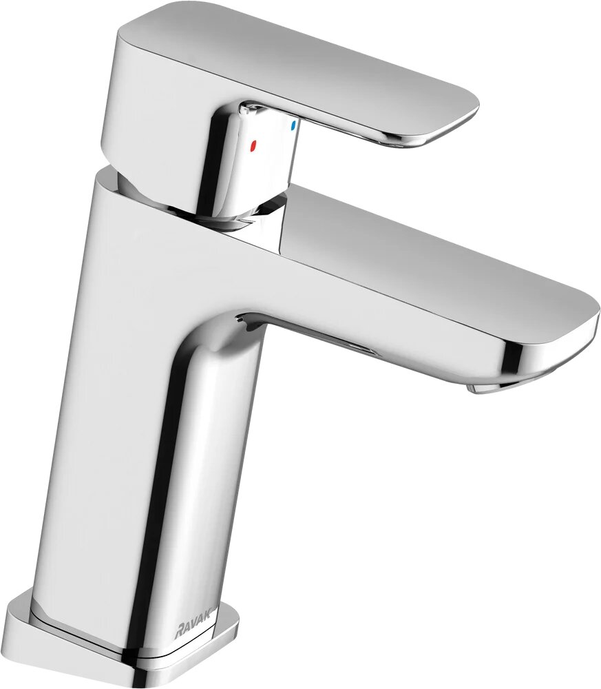 Смеситель для раковины Ravak 10° Free X070129 хром, глянцевый, кран для ванной в раковину, из латуни, рычажный, с керамическим картриджем