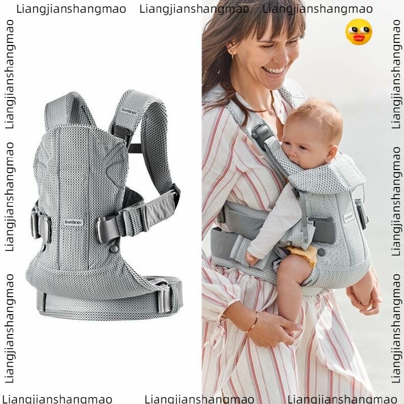Слинг-эргорюкзак BabyBjorn One Air 3D Mesh для переноски ребенка с рождения и до 3 лет, 3 положения, светло-серый