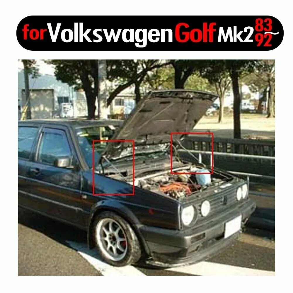 XIANGSHANG Газовые упоры капота для Volkswagen Golf Mk2 1983-1992 "Амортизаторы" Фольксваген Гольф (2 шт)