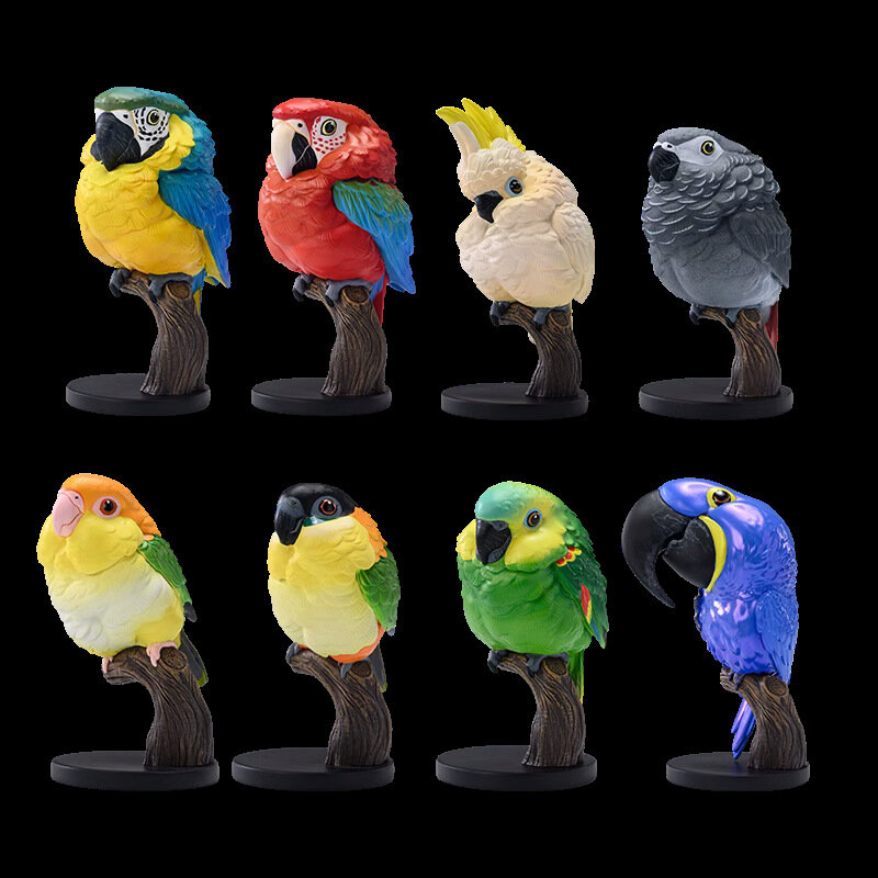 У Animal Nebula Planet широкое сердце и толстое тело. 10-я модная игрушка-модель животного ручной работы, выпущенная ограниченным тиражом в виде птицы, попугая, воробья.