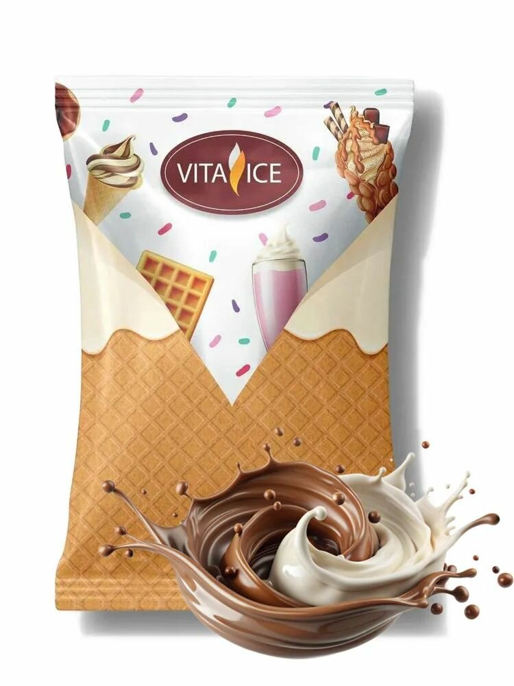 Основа для коктейлей и мороженого Vita Ice капучино, 2 кг (2 пакета)