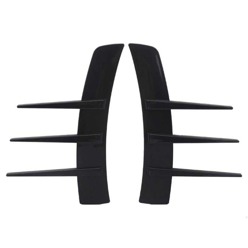 Боковой вентиляционный дефлектор крыла автомобиля, глянцево-черный