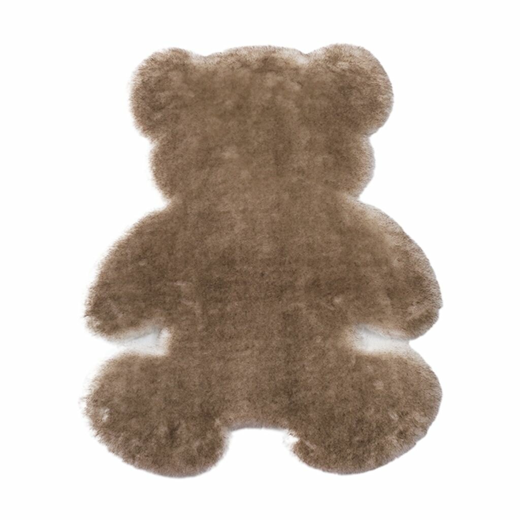 Маленький утолщенный ковер в форме медведя из мультфильма