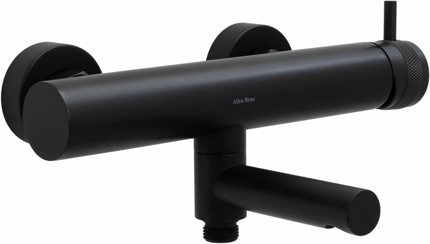 Смеситель для ванны Allen Brau Priority 5. YV31UXB1IB0-OI31HZ черный матовый